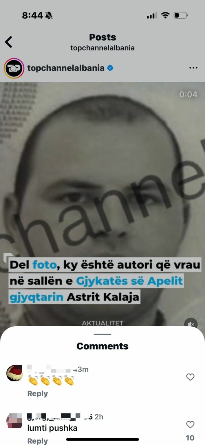 “Të lumtë dora” fjala që vret më shumë se plumbi në sallën e gjykatës ...