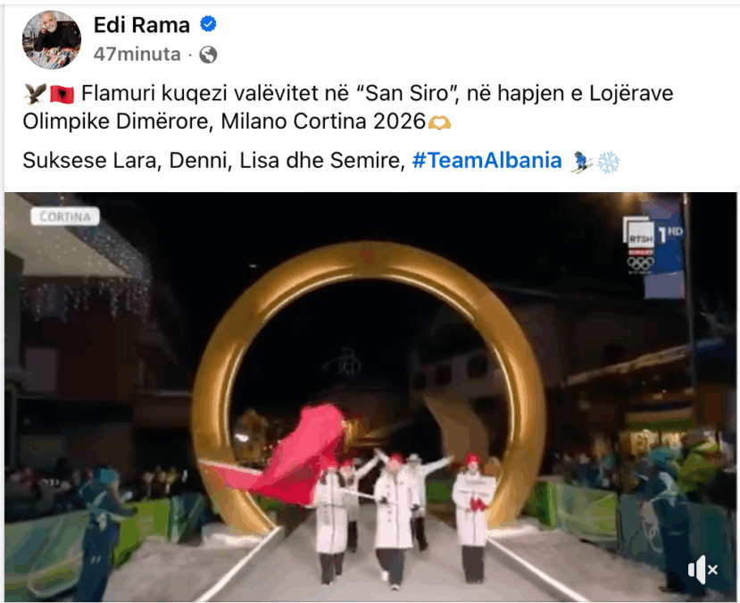 Nisën Lojërat Olimpike Dimërore; kryeministri Rama, mesazh urimi për ...
