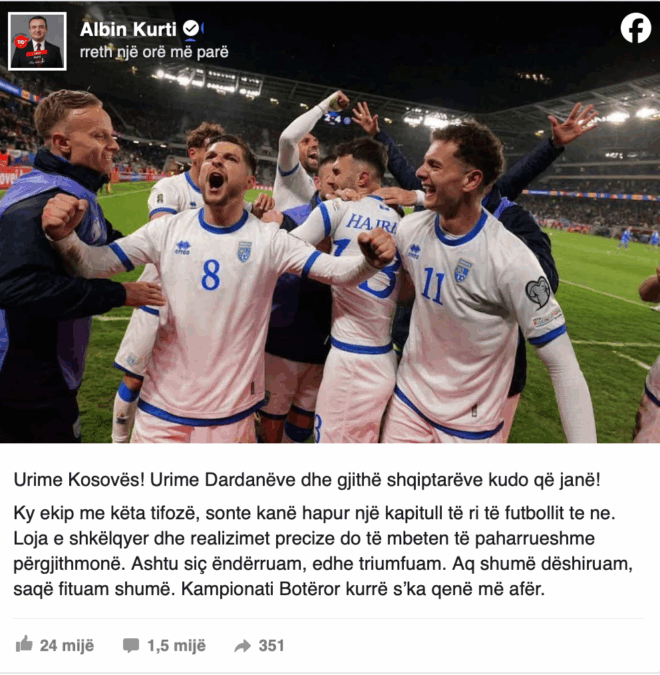 ‘Urime Kosovë! Kampionati Botëror kurrë s’ka qenë më afër ...